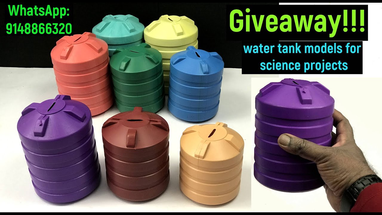 Free mini water tank models for science projects - water tank for ...