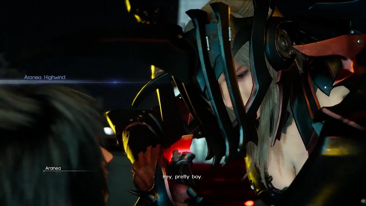 Final Fantasy XV Aranea Highwind Boss Fight - YouTube