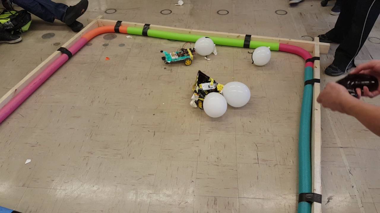 Balloon Battle Robots - June 2016 - YouTube