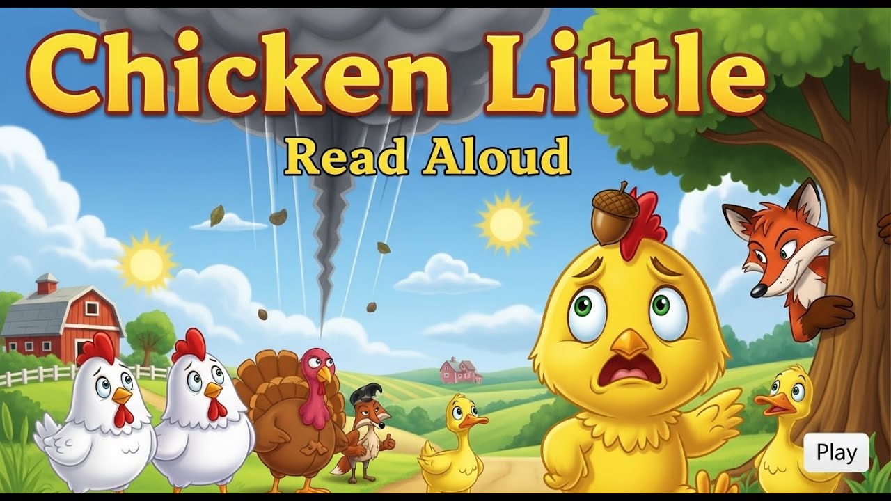 Chicken Little 🐔 | The Sky is Falling! | Funny Kids Bedtime Story - YouTube