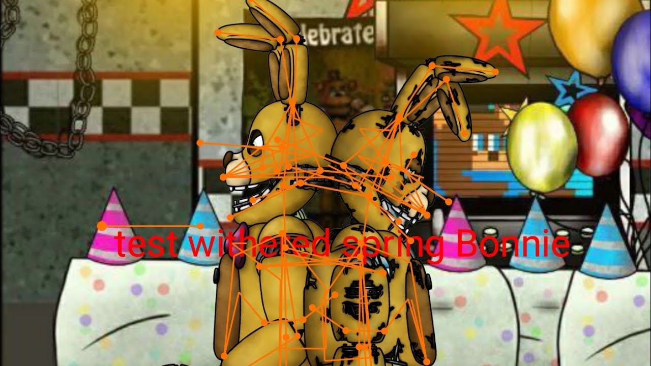 [fnaf/dc2] test withered spring bonnie - YouTube