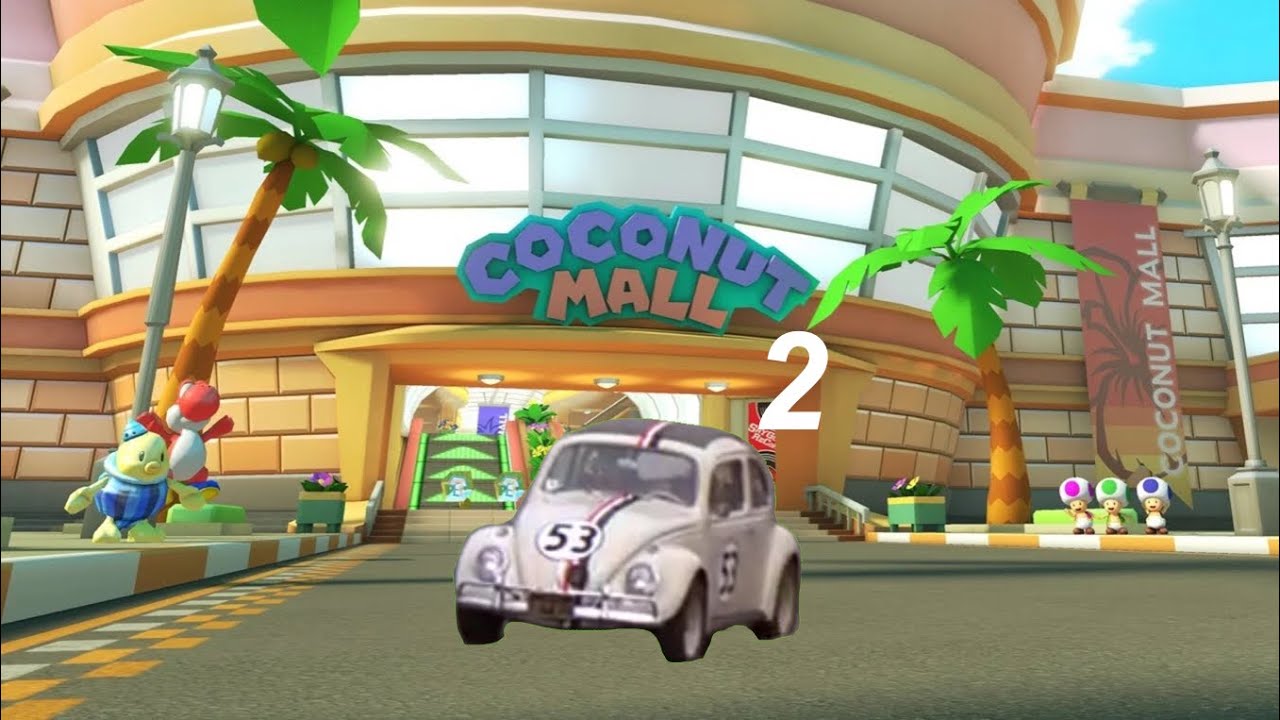 Herbie Goes To Monte Carlo: Max and Quincy chase Herbie but I added in the Coconut Mall theme ...