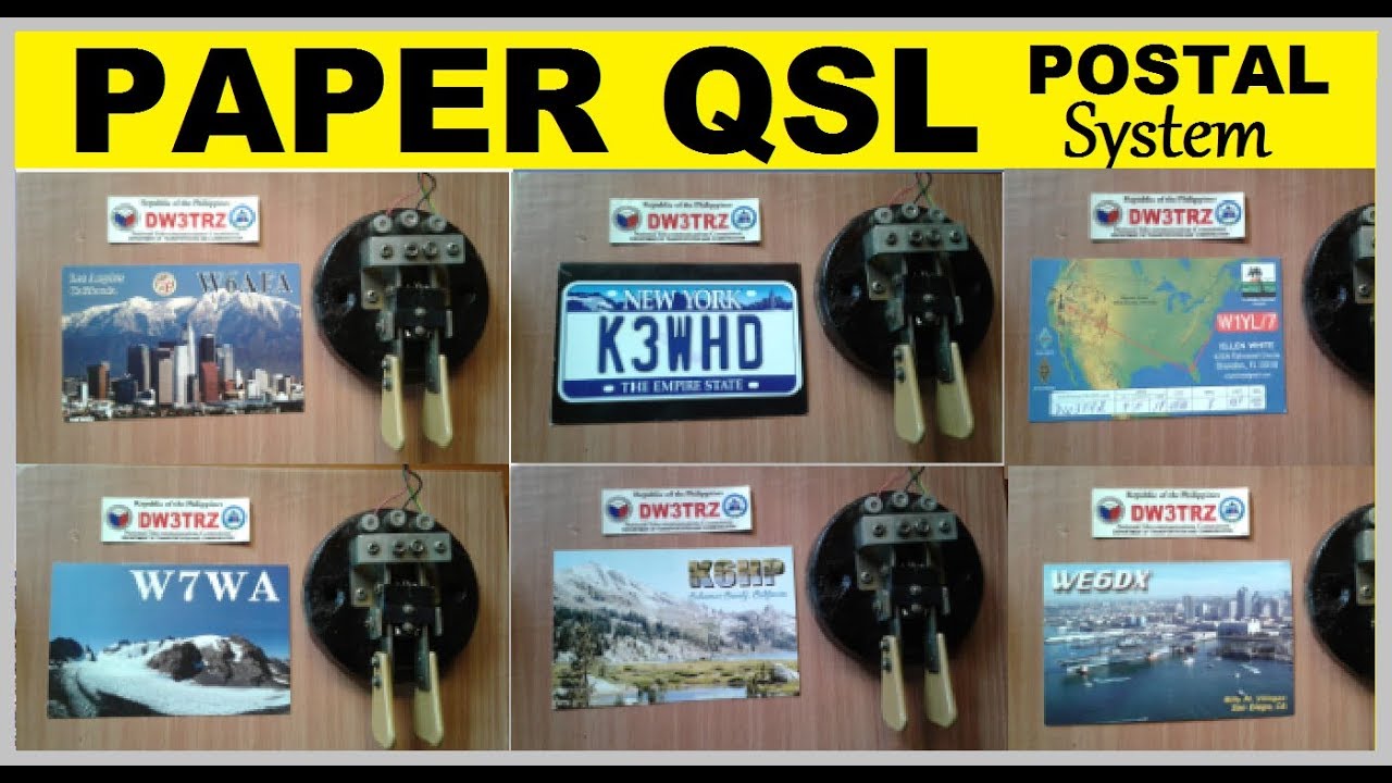 Paper QSL Cards | 2-Way Radio Contact Confirmation | QSL Card ...