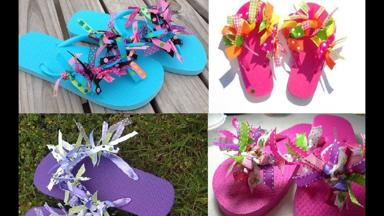 Fabric Flip Flop Tutorial - YouTube