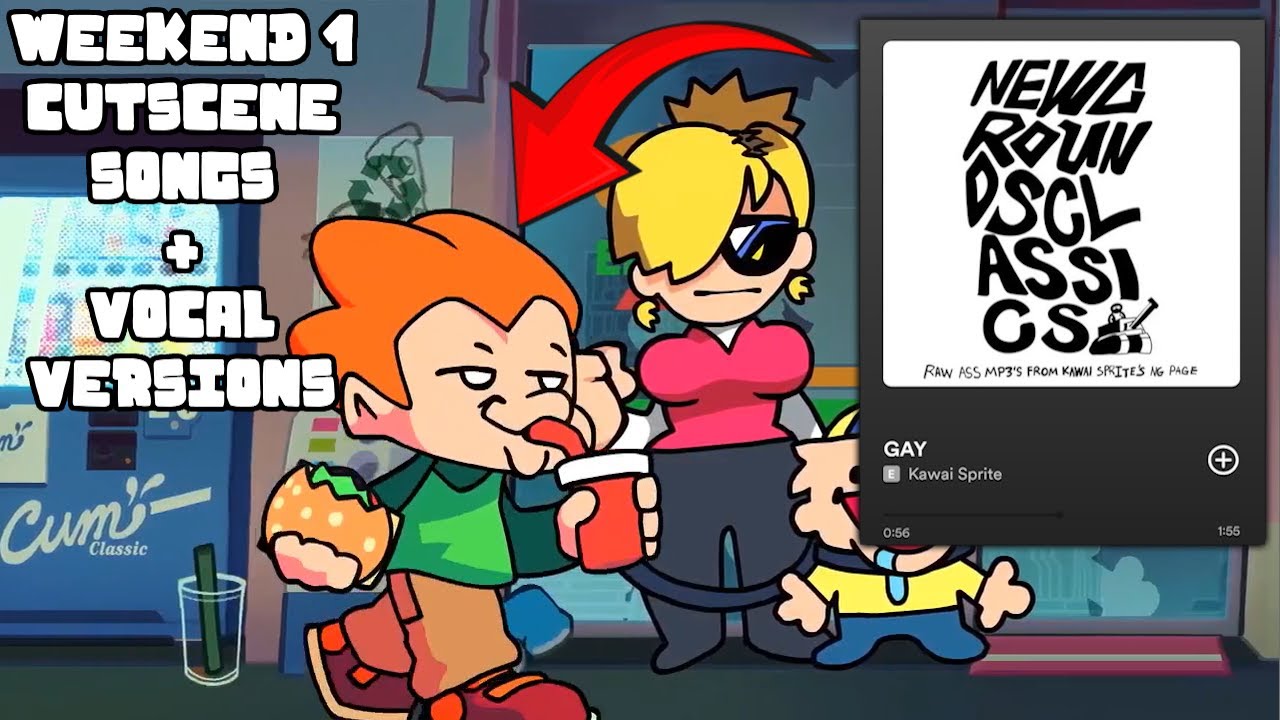 What If The Weekend 1 Cutscene Songs used their vocal versions? (FNF ...