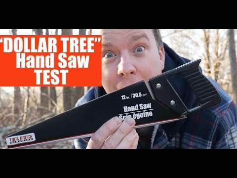 Trying a $1 Hand Saw from the "DOLLAR TREE" store (Junk Tools?) - YouTube