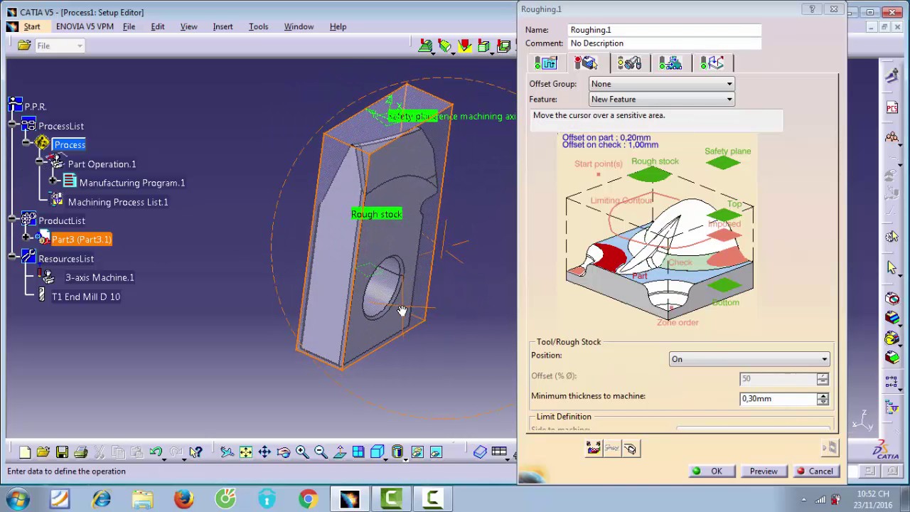 Catia V5R21 - machining by catia- helical bevel gear manufacturing ...