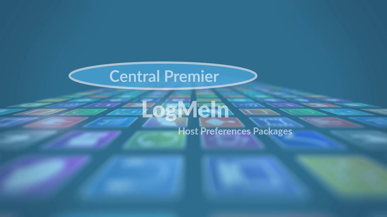LogMeIn Central - Host Preferences Packages - YouTube