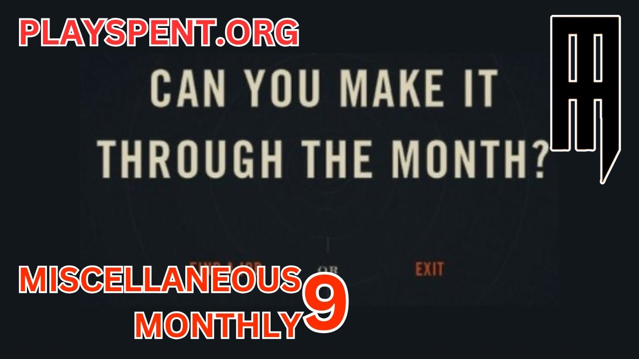 Experiencing poverty through Playspent.org (Miscellaneous Monthly 9 ...