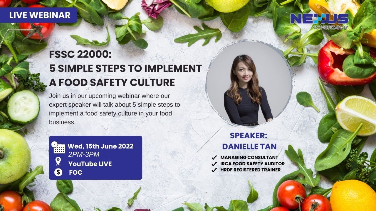 FSSC22000: 5 Simple Steps to Implement a Food Safety Culture - YouTube