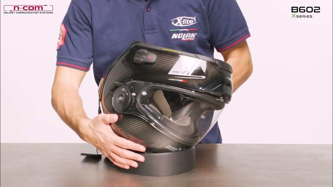 Nolan N-Com B602 X Bluetooth Communication System - YouTube