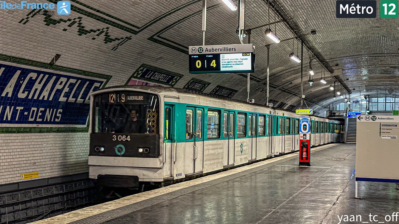 🇫🇷 Paris, France – Le MF 67 de la ligne 12, l’un des métros les plus ...