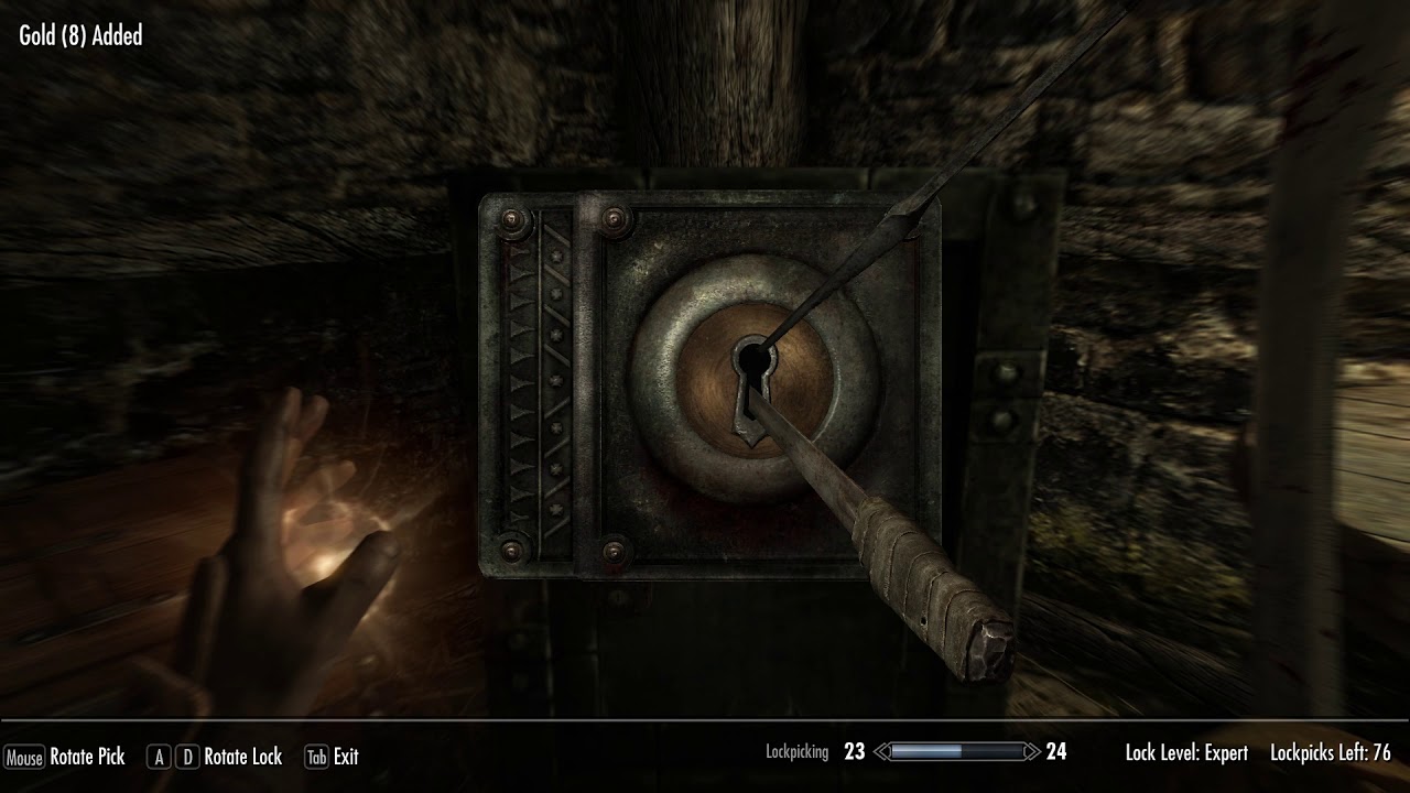 Skyrim goldenglow estate job - YouTube