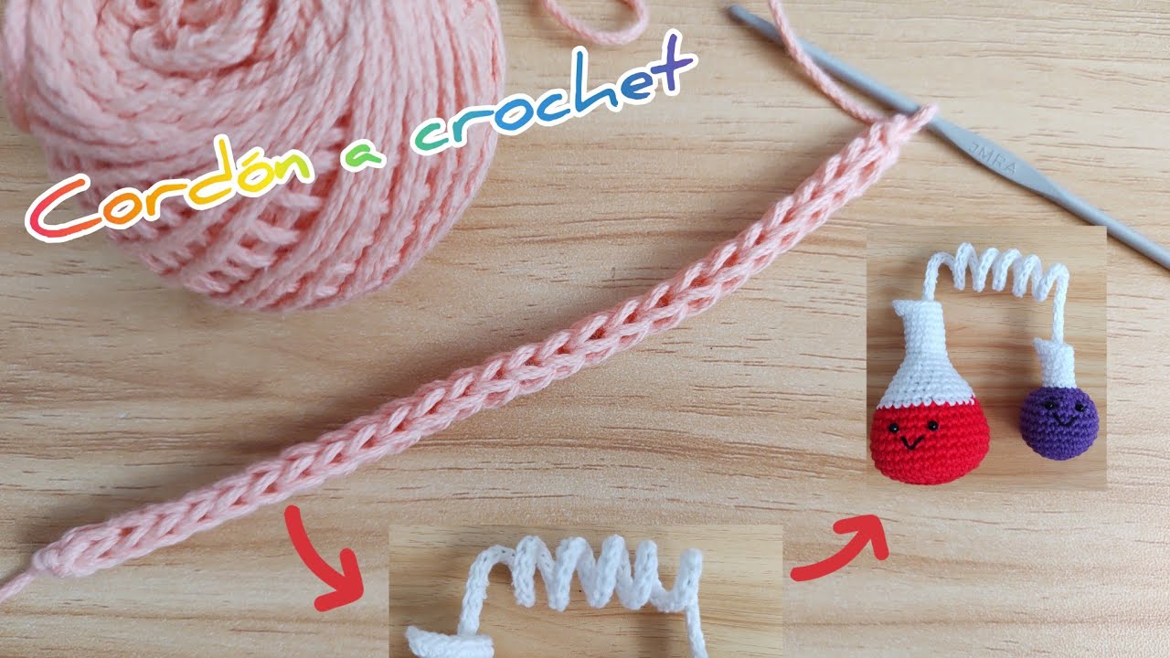 cordón a crochet cordón para bolsas cordón para blusas tubo en espiral ...