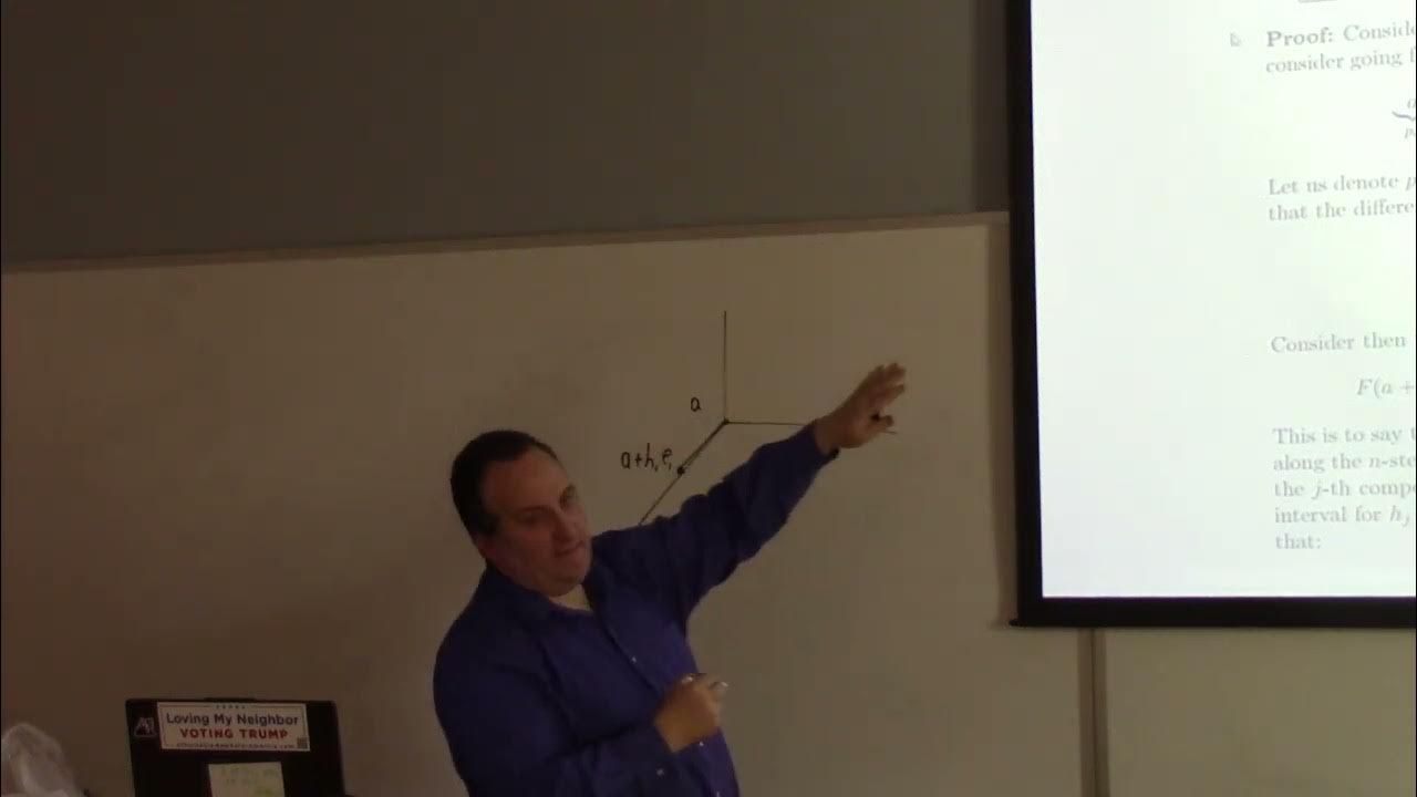 Advanced Calculus: continuously differentiable implies differentiable, chain rules, 1-23-25 part ...