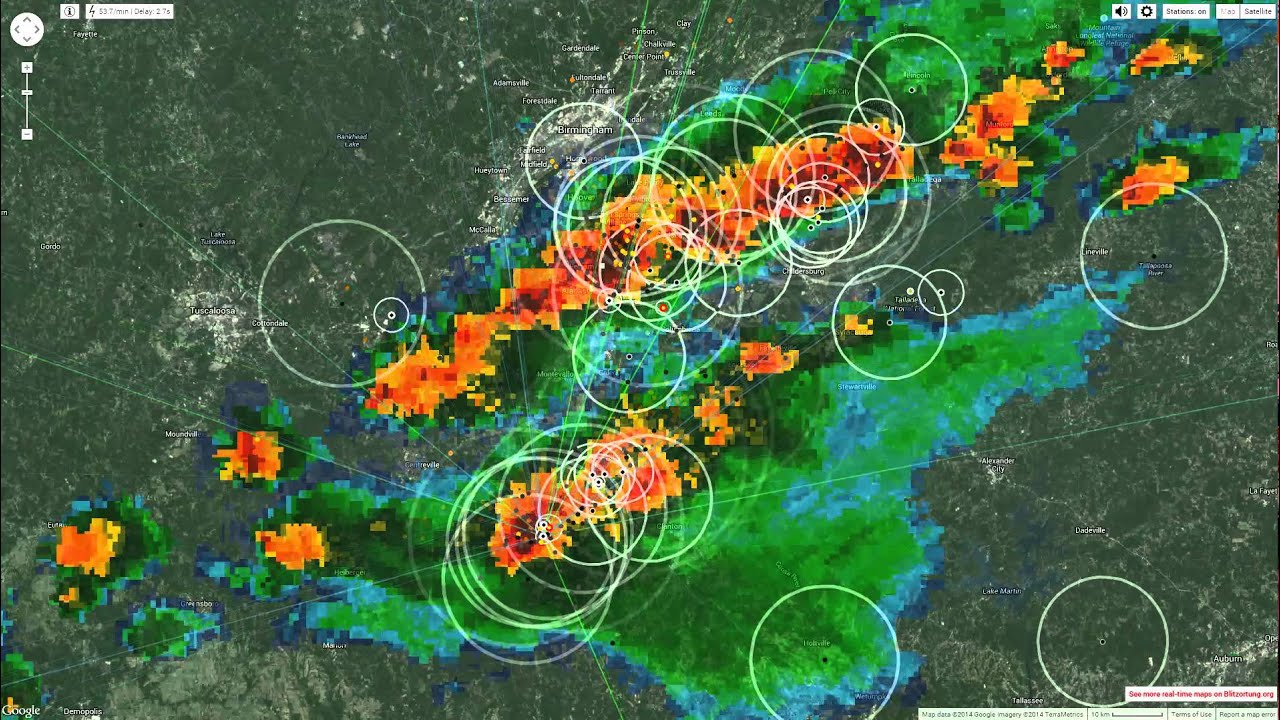 Alabama lightning. Closeup 9/15/2014 - YouTube