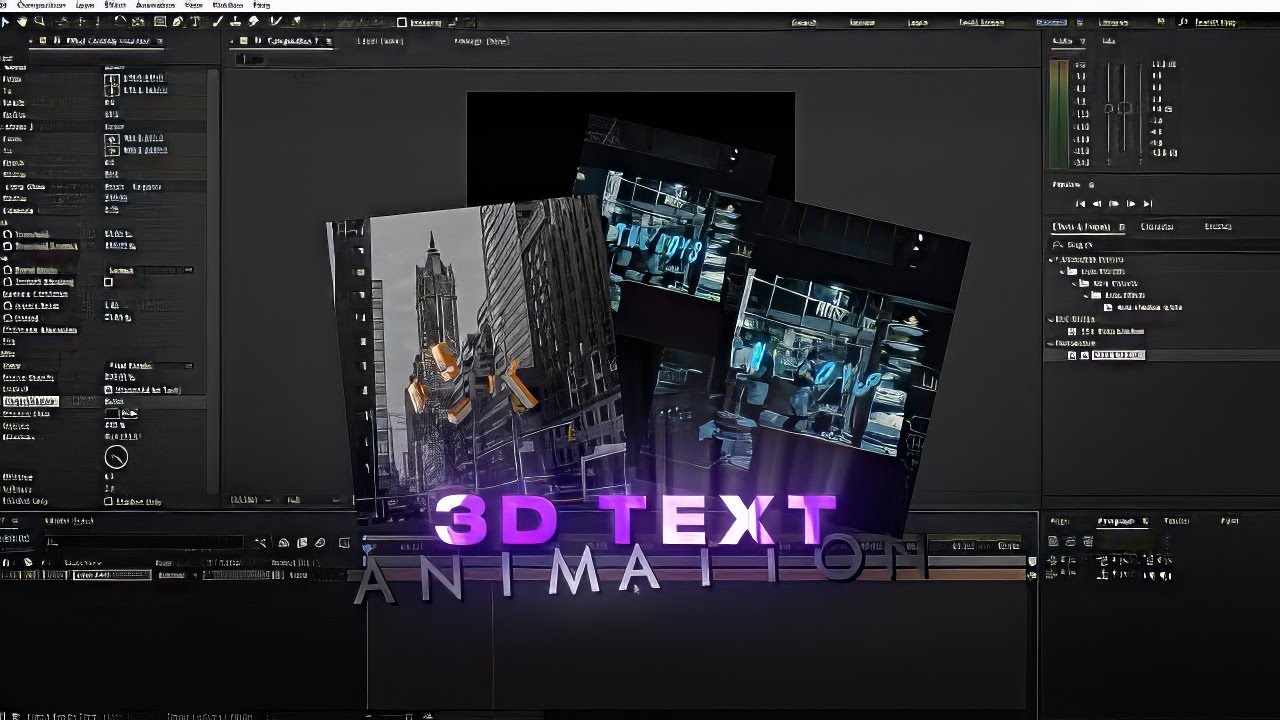 3D Text Tutorial | After Effects Tutorial - YouTube