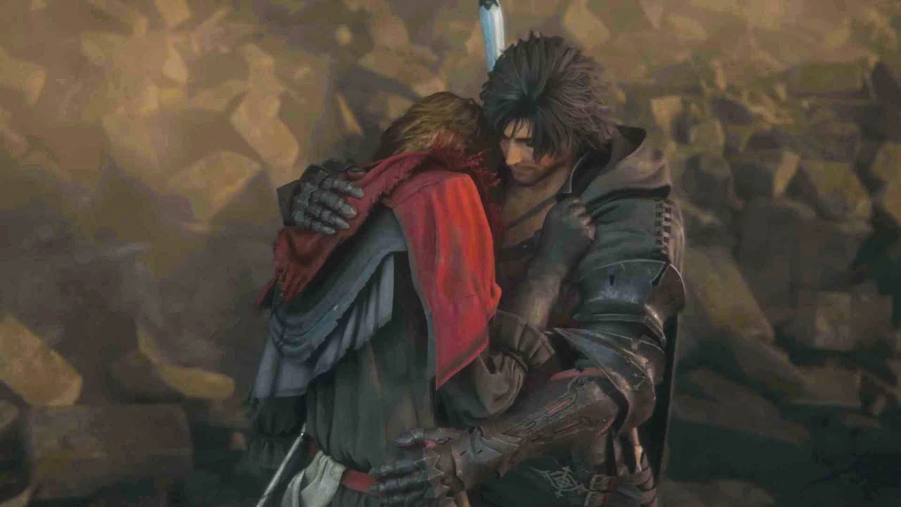 FINAL FANTASY 16 CLIVE AND JOSHUA REUNITED VERY EMOTIONAL CUTSCENE ...