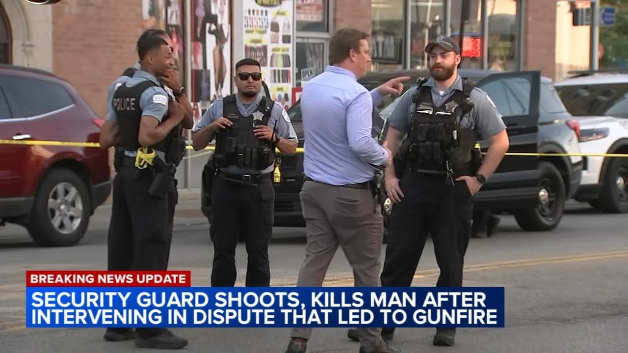 Security guard fatally shoots offender who shot, injured man: CPD - YouTube