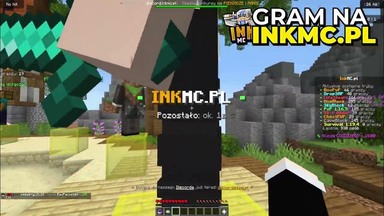 Inkmc.pl- najlepszy serwer Gencash w minecraft - YouTube