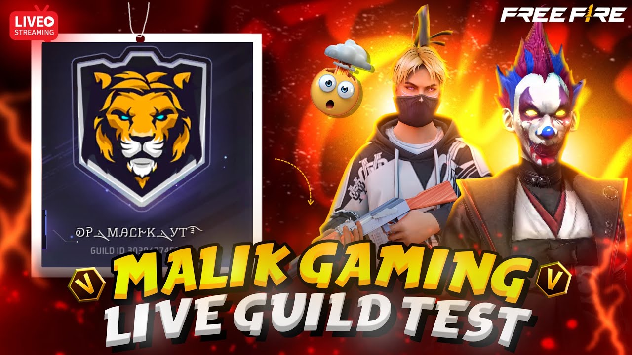 FREE FIRE LIVE 1 v 1 GUILD TESTING | FF LIVE ID CHECK | FREE FIRE LIVE ...