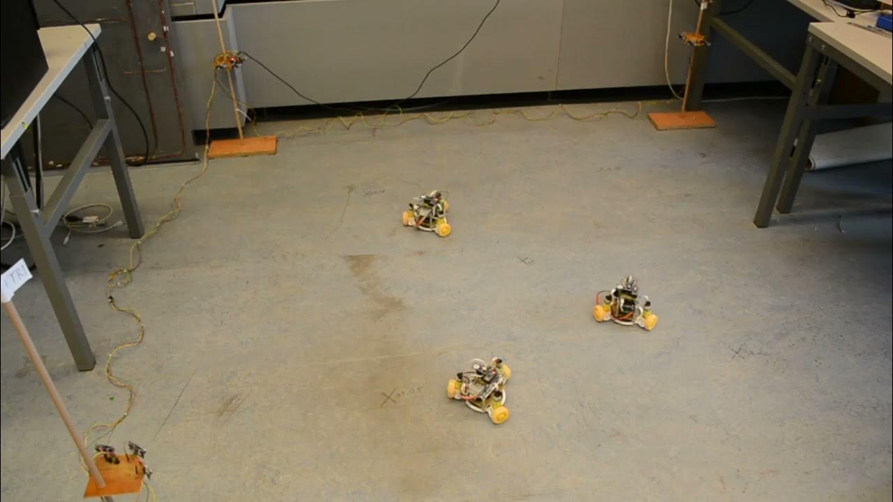 Omnidirectional mobile robot Position control 2 - YouTube