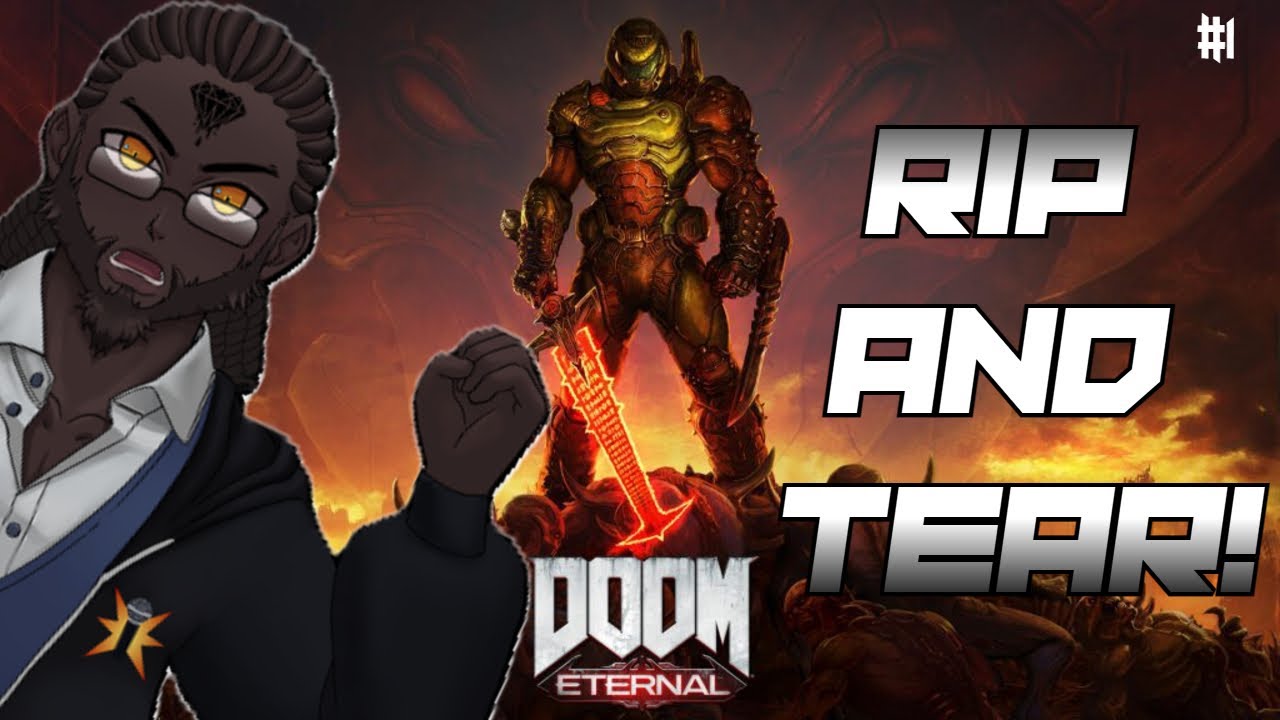 A CUTE GAME BOUT RIPPING N TEARIN | Doom Eternal Part 1 💀🔥😈 - YouTube