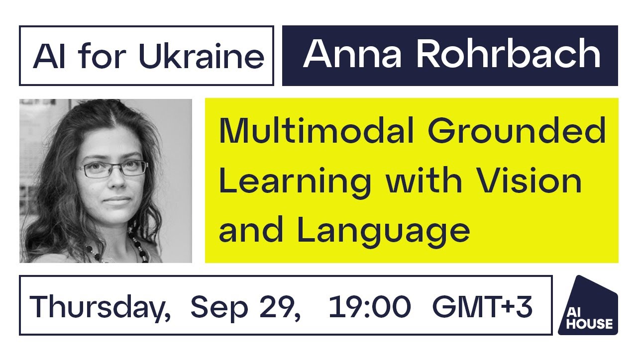 AI for Ukraine - Talk from Anna Rohrbach - YouTube