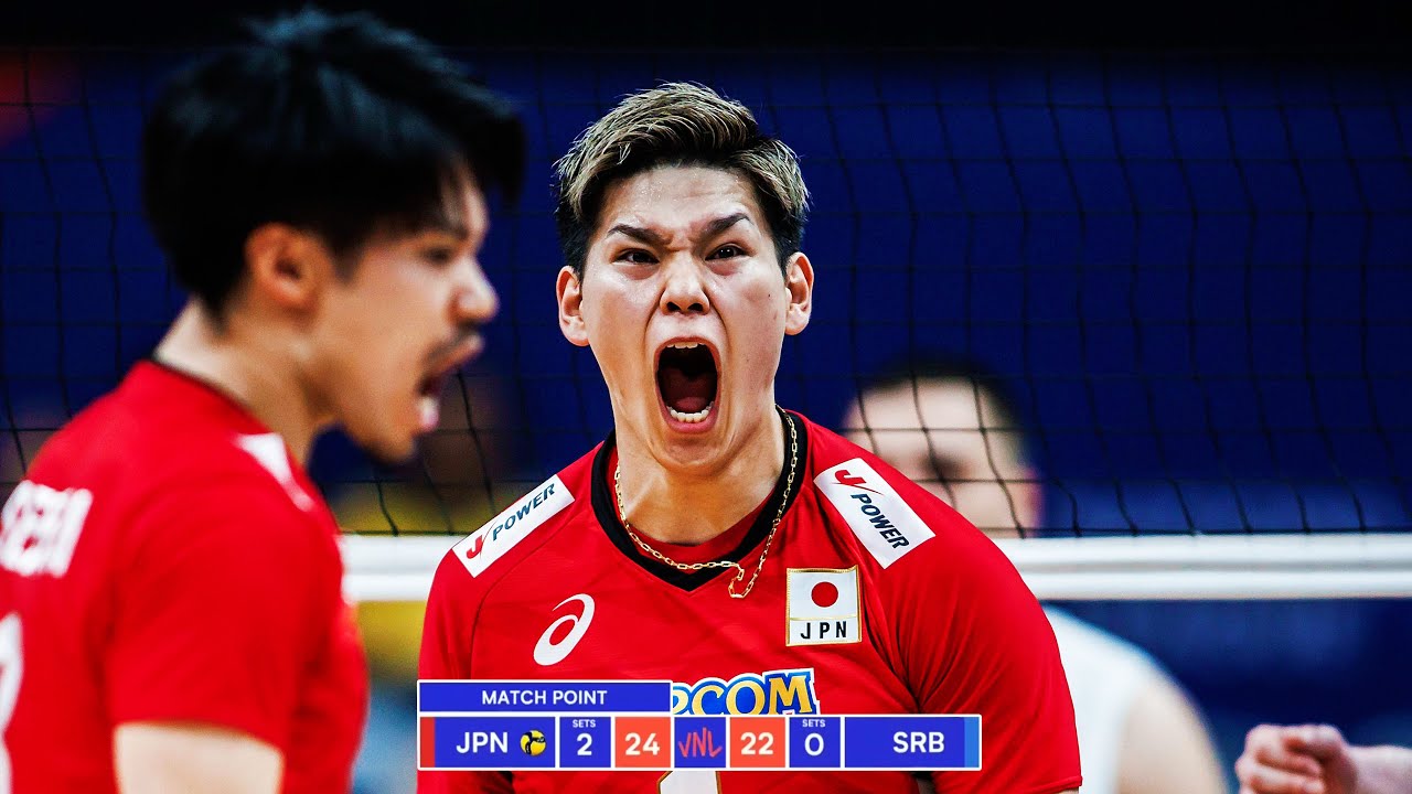 Yuji Nishida DESTROYED Serbia in Volleyball Nations League 2024 ...