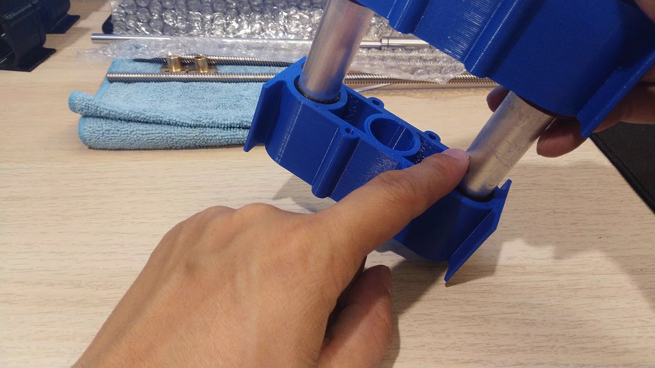 3d printed CNC linear rail development - YouTube