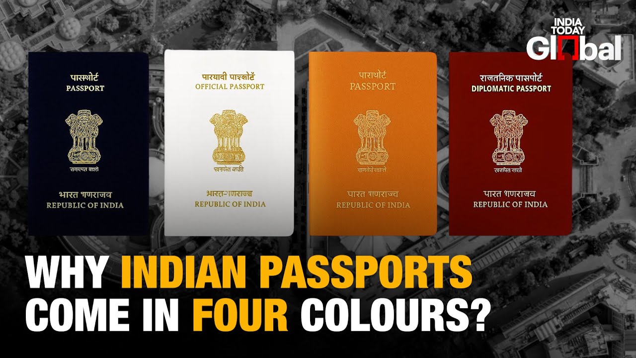 Explained: Why Indian Passports Come in 4 Colours and Who Gets Each ...