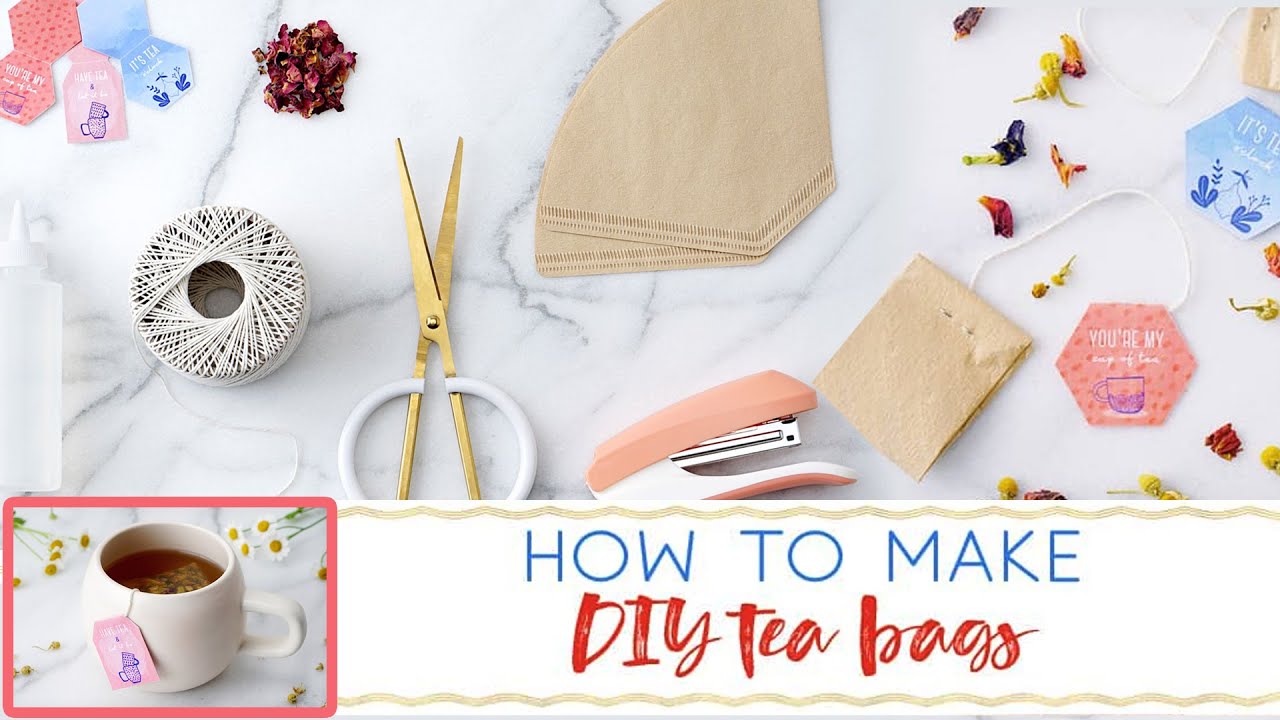 DIY Tea Bags - Homemade Green-tea Bags - Easy Recipes - YouTube