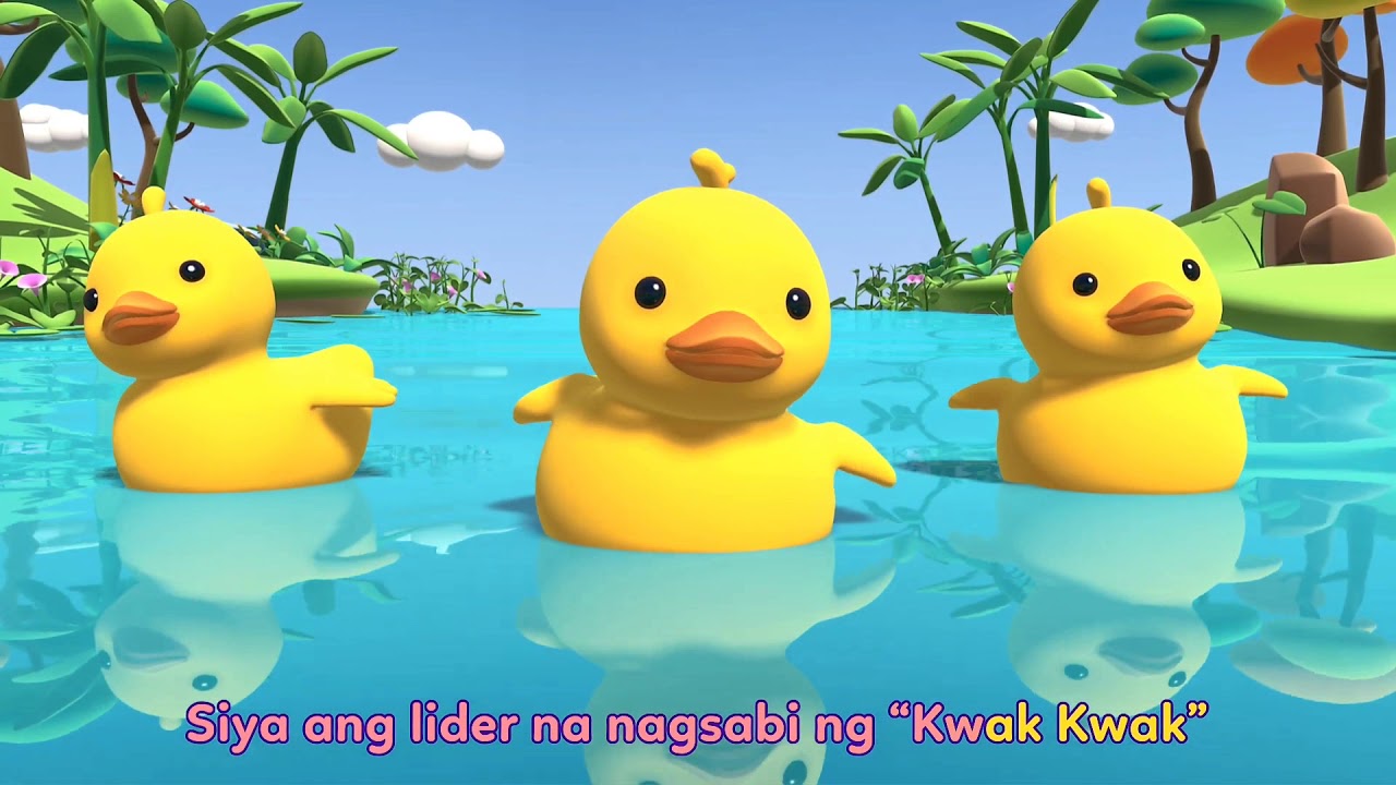 Tatlong Bibe 3D Animation - Awiting Pambaga - Kids PH TV - YouTube