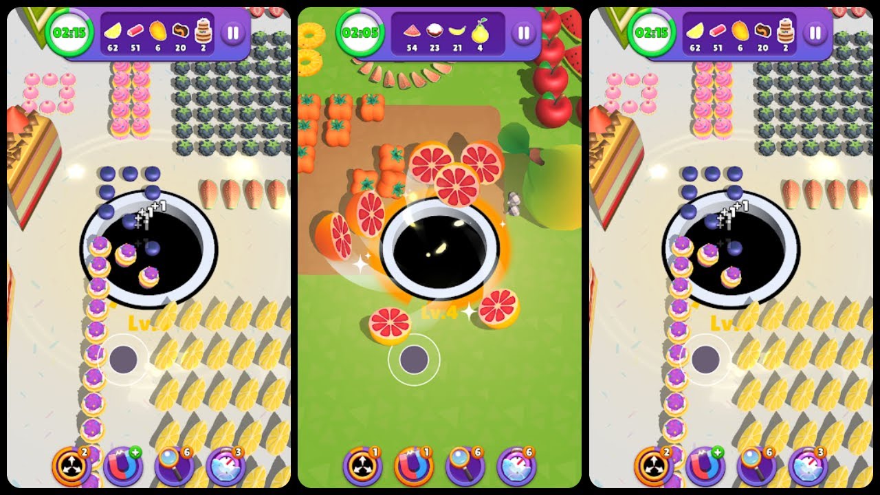 Yummy Hole Puzzle Gameplay Android Youtube