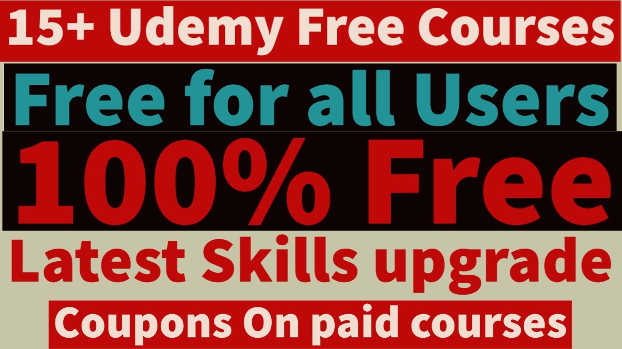 Udemy free Courses with certification || udemy certificate value in ...