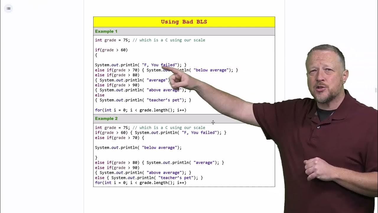 Using BLS for If-Else structures - YouTube