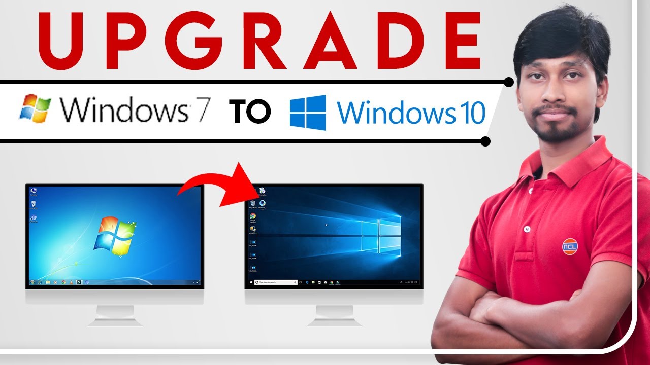 How To Upgrade Windows 7 To Windows 10 For Free | Without Losing Data ...