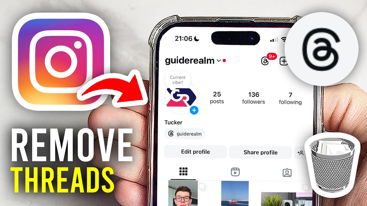 How To Remove Threads Name From Instagram Bio - Full Guide - YouTube