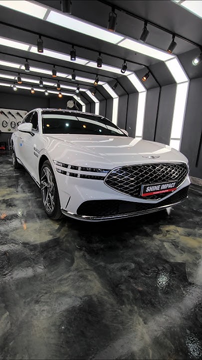 제네시스 G90 루프 블랙PPF 시공 #샤인임팩트 #디오PPF #블랙PPF #김해PPF - YouTube