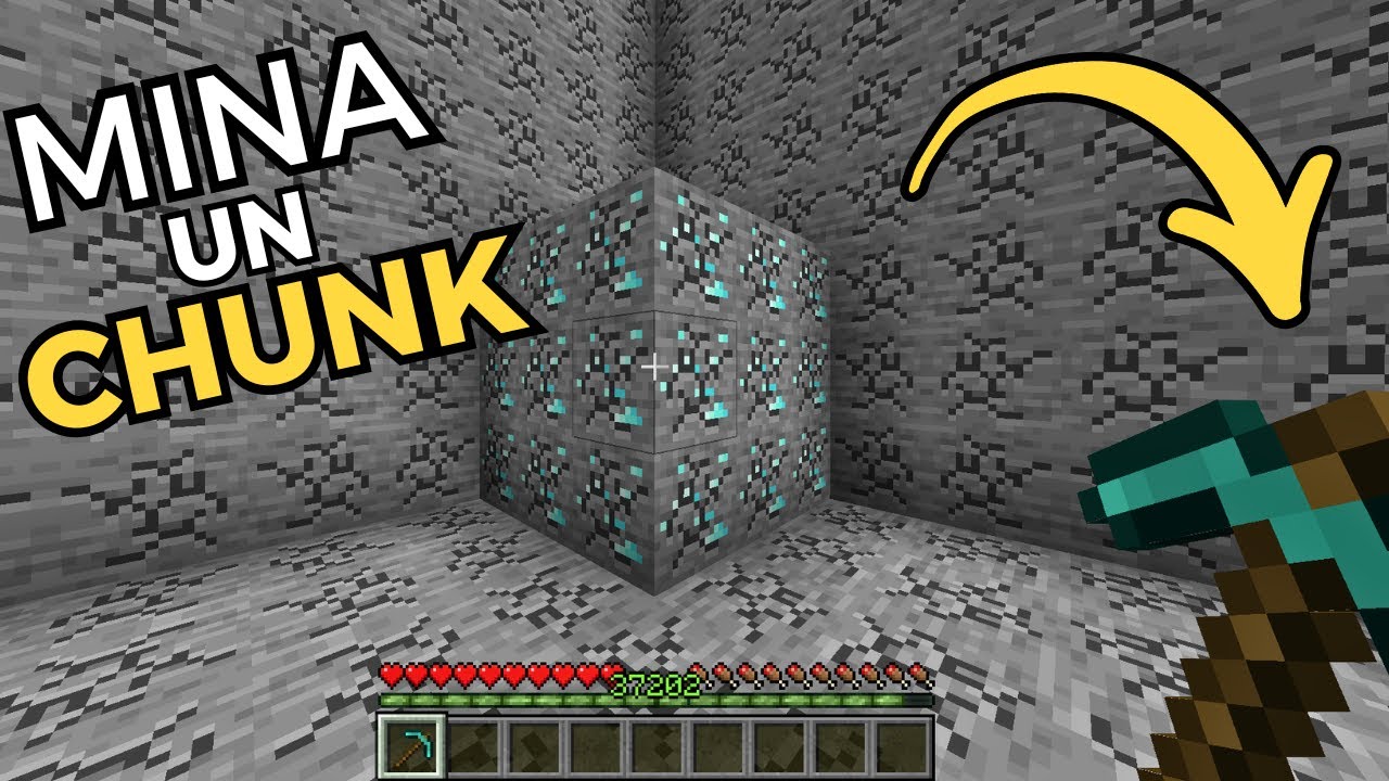 paso MINECRAFT pero PUEDO ROMPER CHUNKS ENTEROS! ⛏ - YouTube