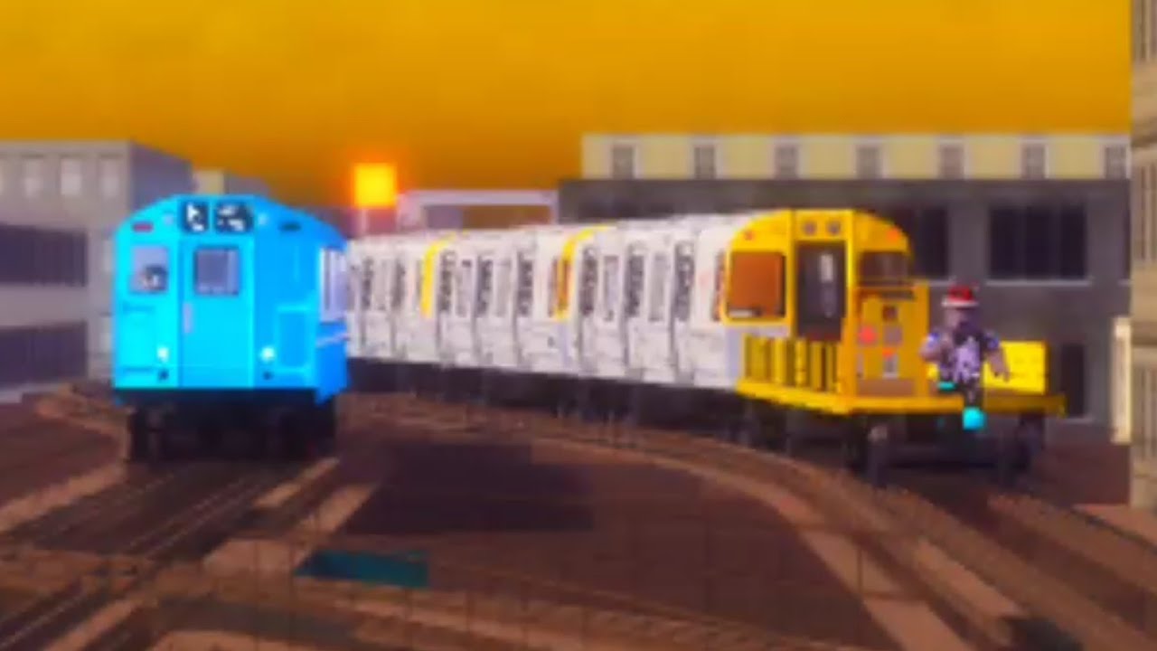 Joe's Subway Trials: Pa-4 work train depart + R36WF Blue train arrived ...