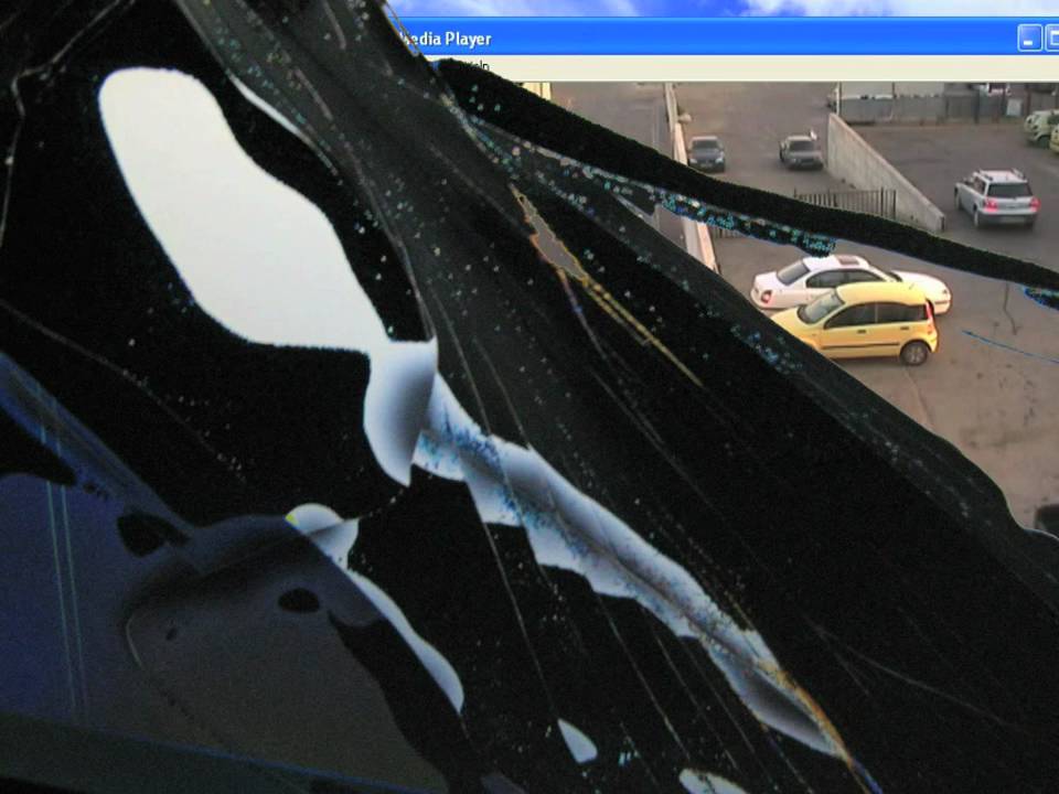 Prank Setup Video: A cracking lcd screen video - Prank your teachers ...