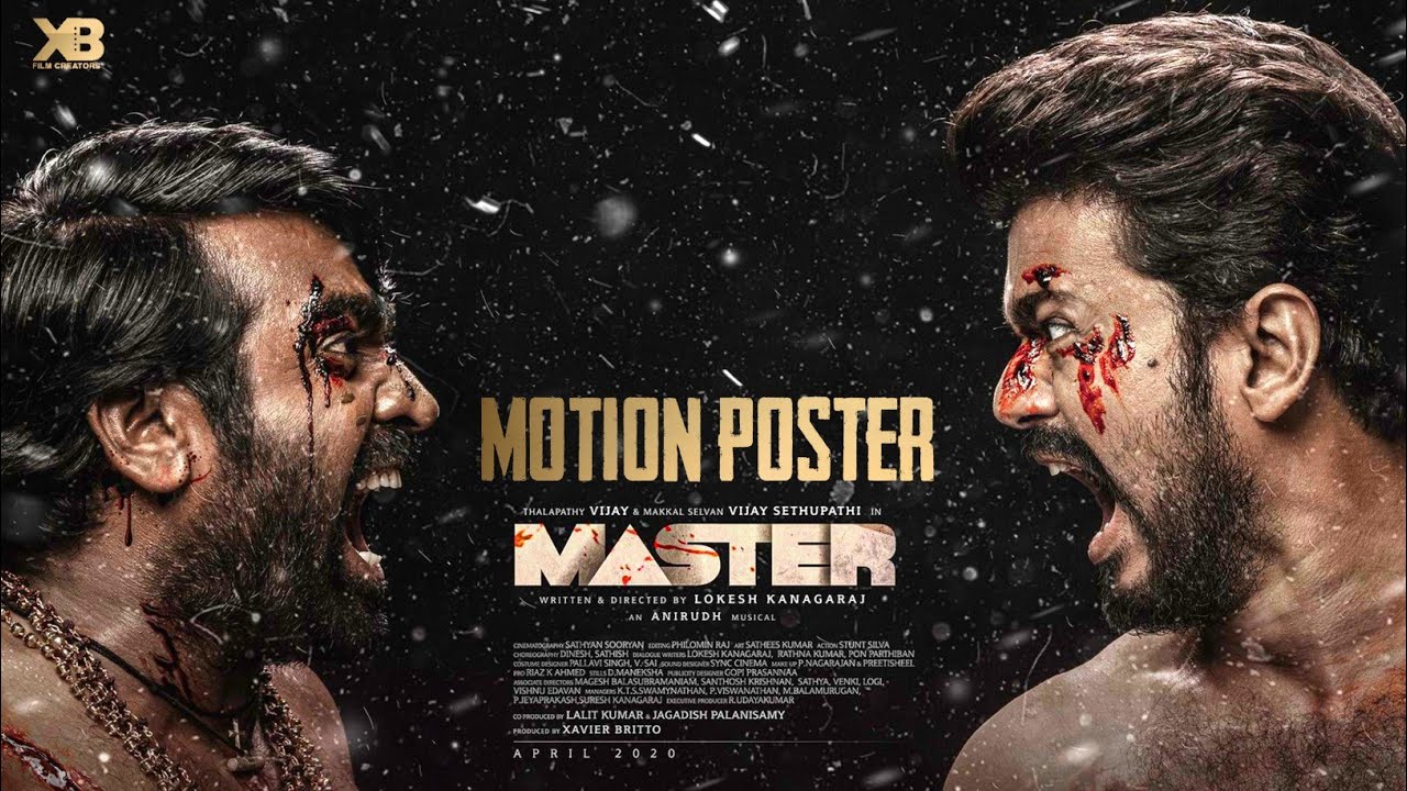 "Master" official first look motion poster|thalapathy vijay|vijay ...