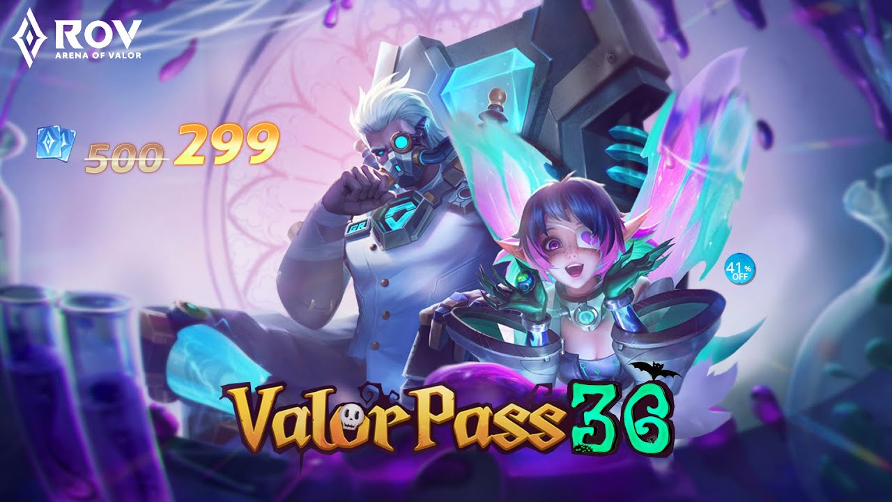 SKIN Spotlight | Valor Pass 36 คืนชีพ Gildur - Krixi 2022 - YouTube