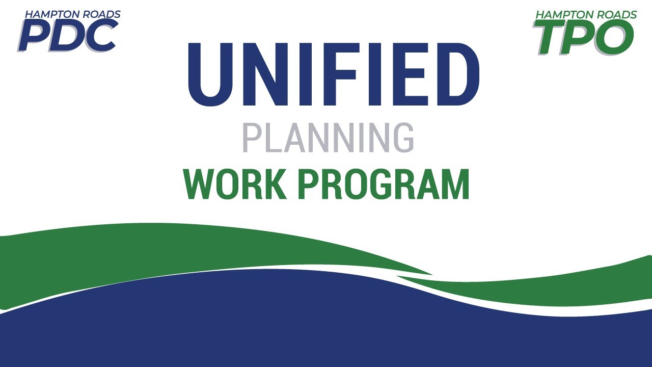 HRPDC and HRTPO Unified Planning Work Program - YouTube