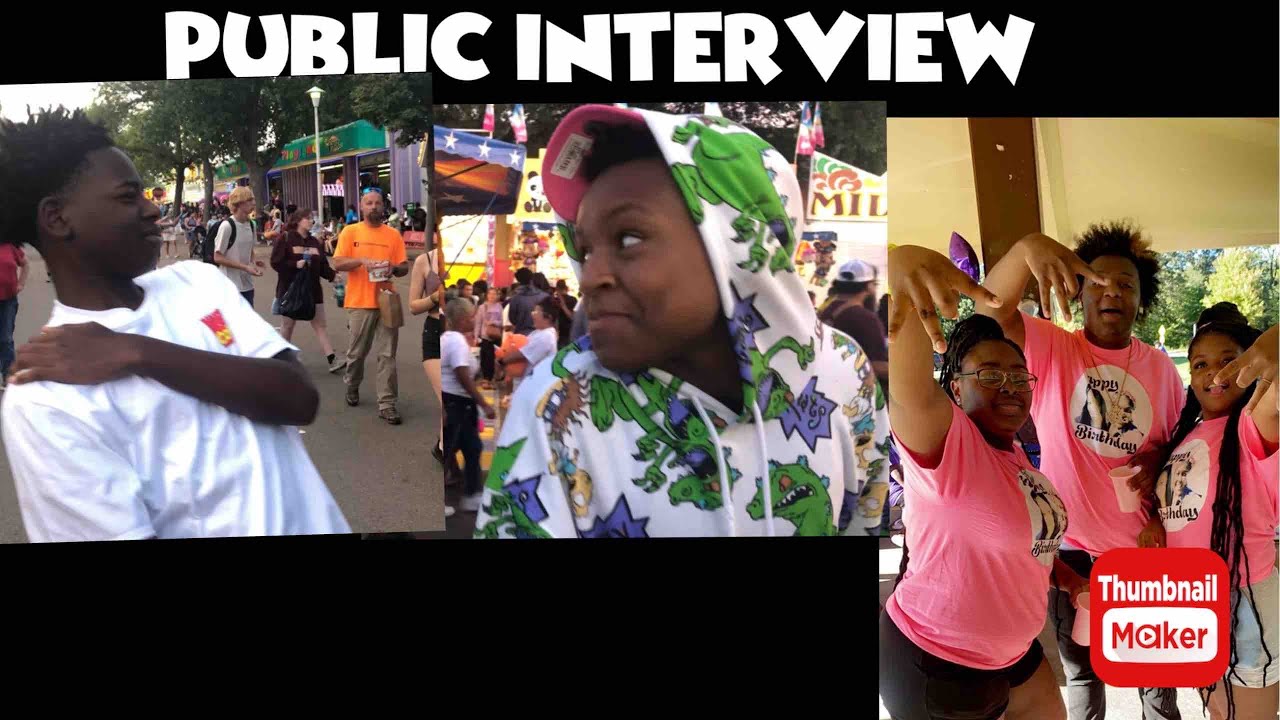 Public Interview at the fair 😈🤣 - YouTube