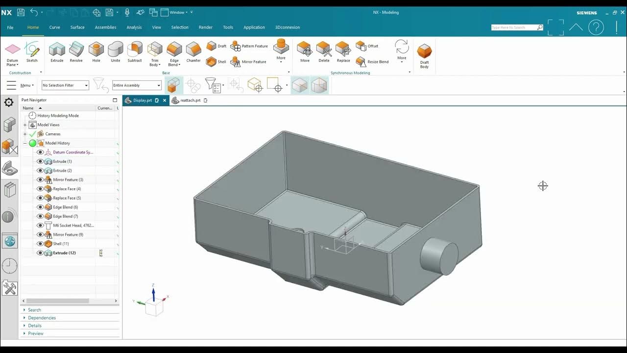 NX CAD Tips and Tricks – Reattach Sketch - YouTube