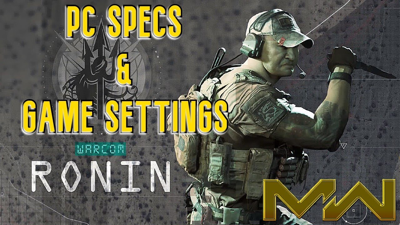 Call Of Duty Modern Warfare PC | PC Specs & Game Settings - YouTube
