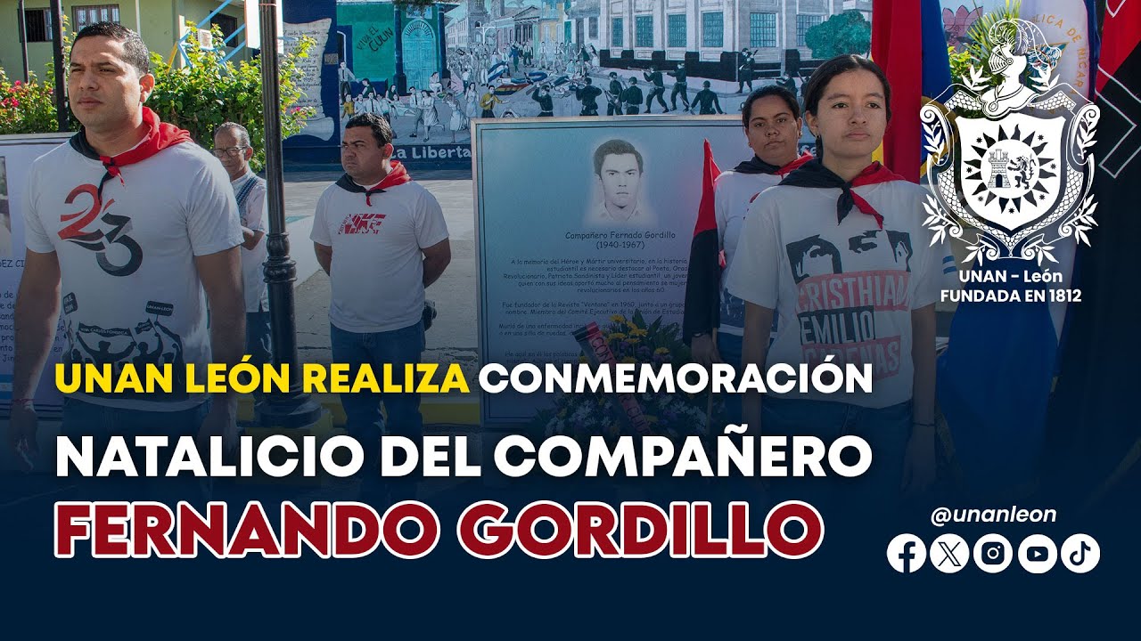 UNAN León conmemora el 83 aniversario del natalicio de Fernando ...