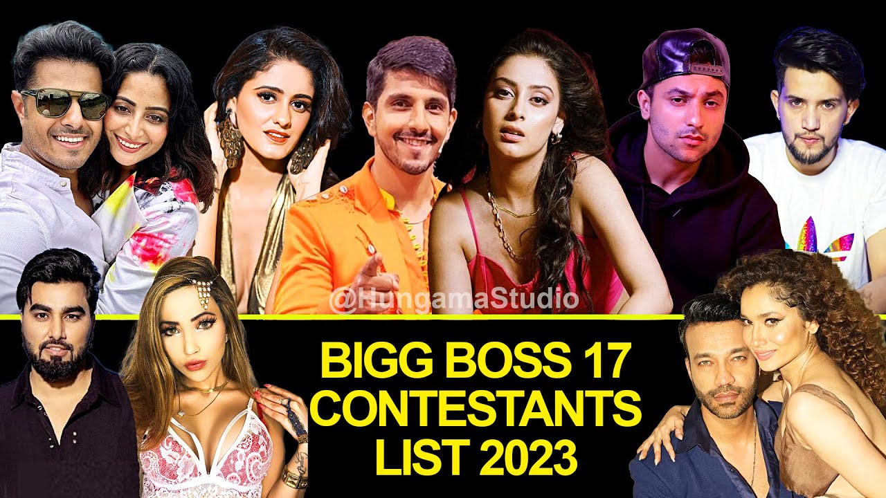 Bigg Boss 17 | Confirmed Bigg Boss 17 Contestants List 2023 | BB17 ...
